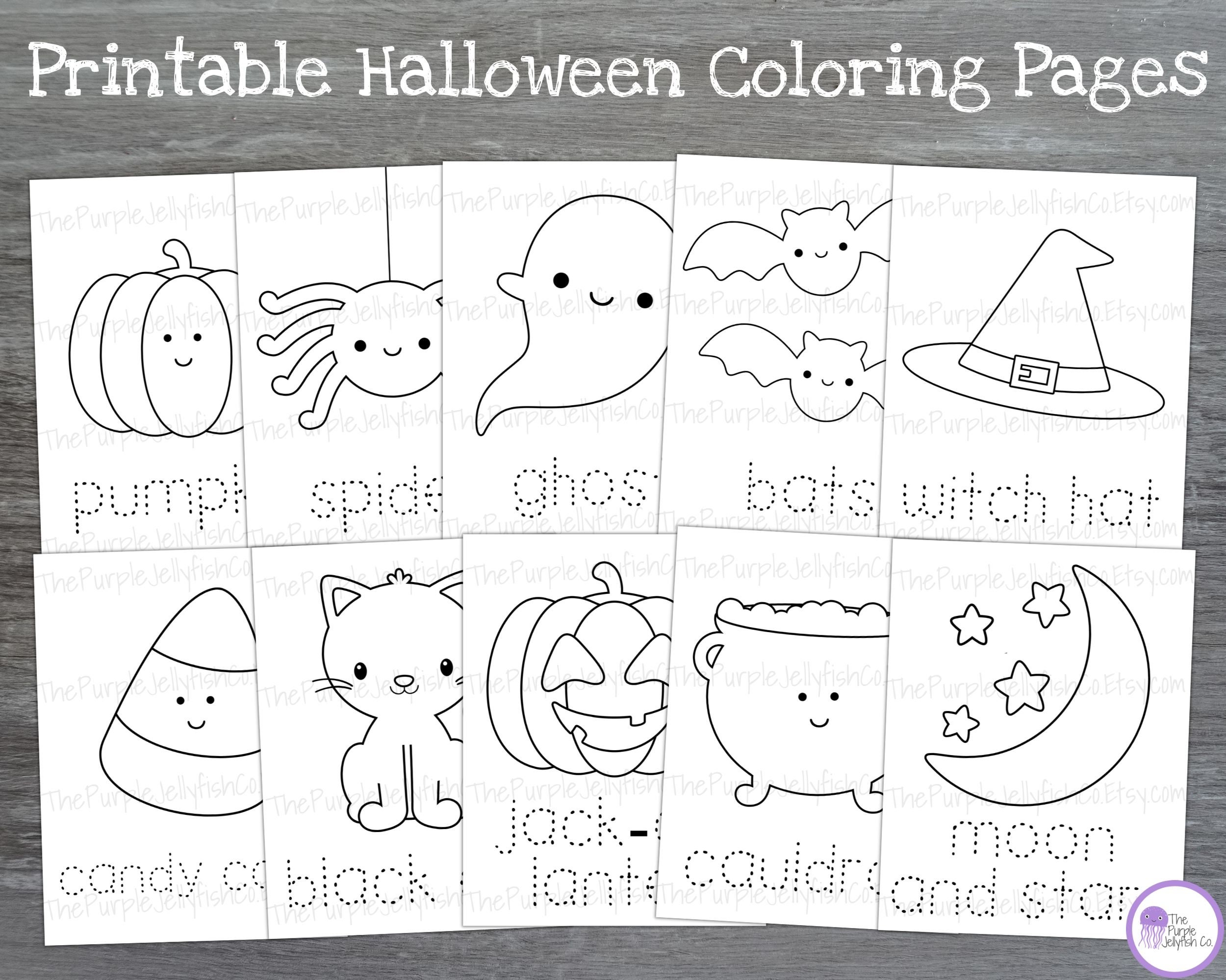 Halloween Coloring Pages for Kids, Coloring Pages Printable, Halloween ...