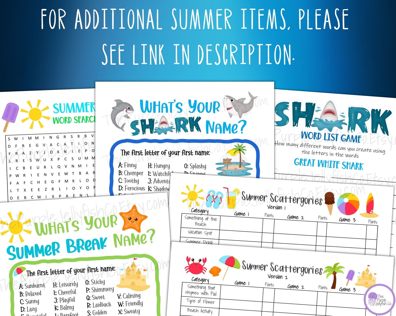 Shark Riddles and Jokes With Answers Shark Jokes for Kids - Etsy