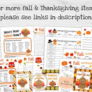 Fall Lunch Box Notes Printable Thanksgiving Lunchbox Jokes for Kids ...