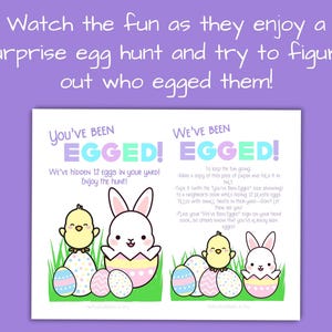 You've Been Egged Easter Activity for Kids Printable Easter Game ...