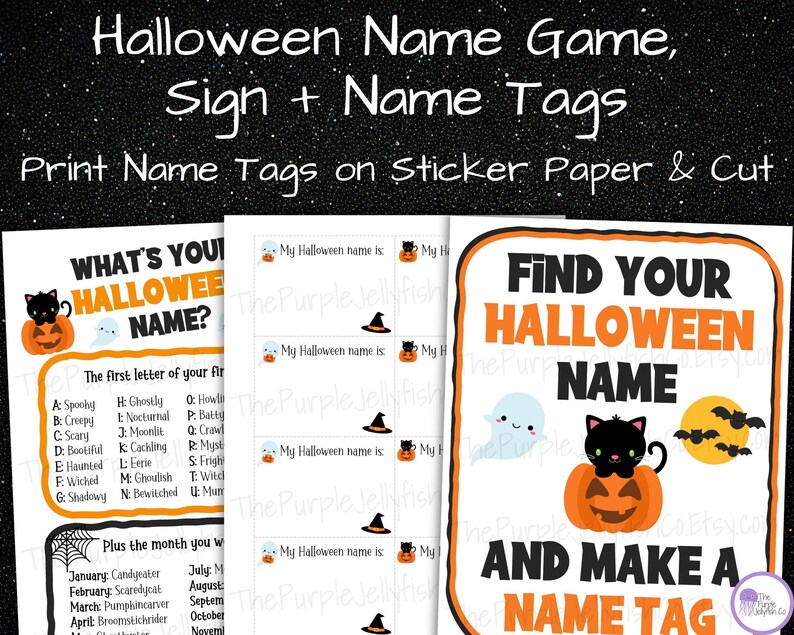 Halloween Games Bundle, Printable Halloween Party Ideas for Kids Teens ...