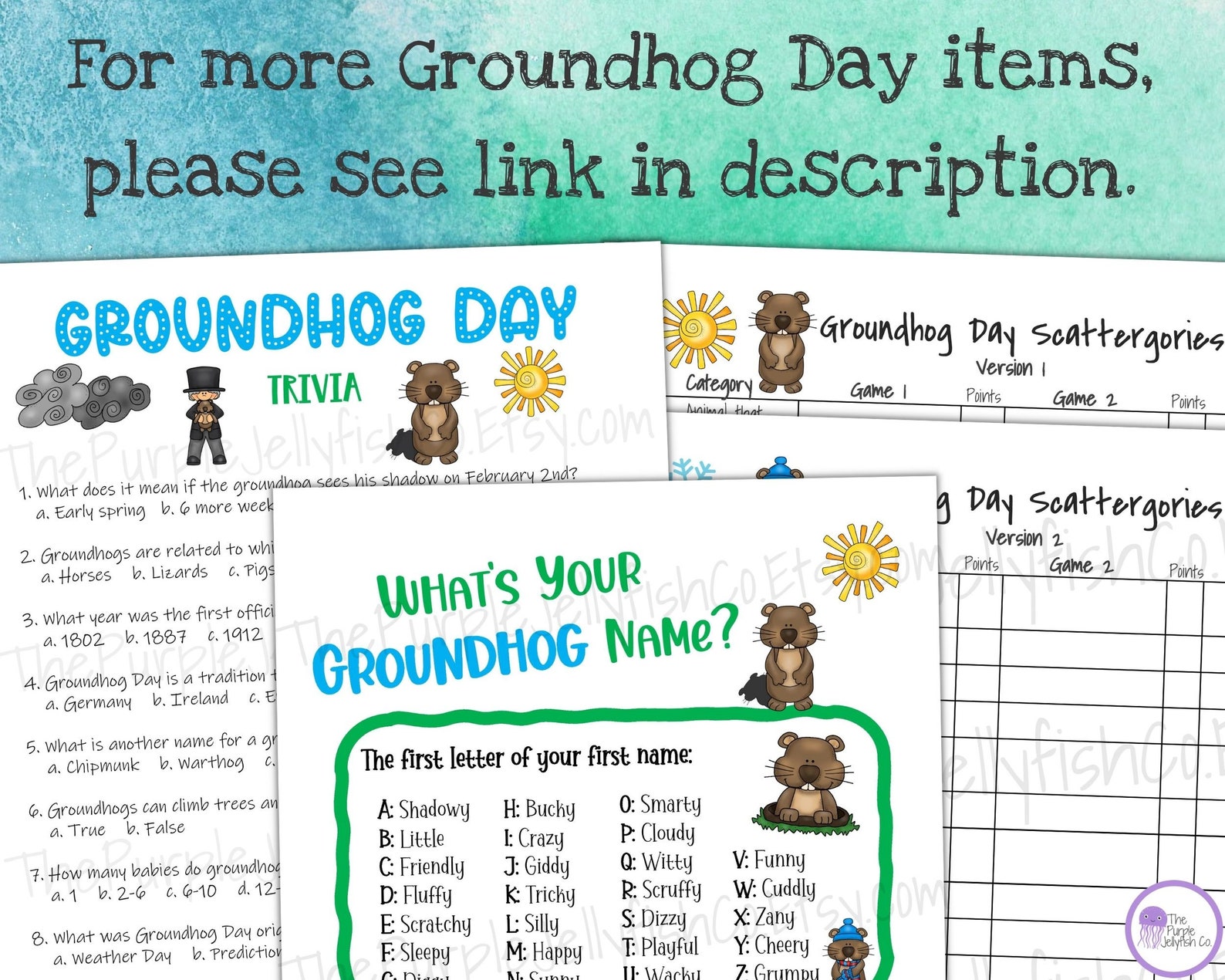 Groundhog Day Word Search Printable, Groundhog Activities, Word Search ...
