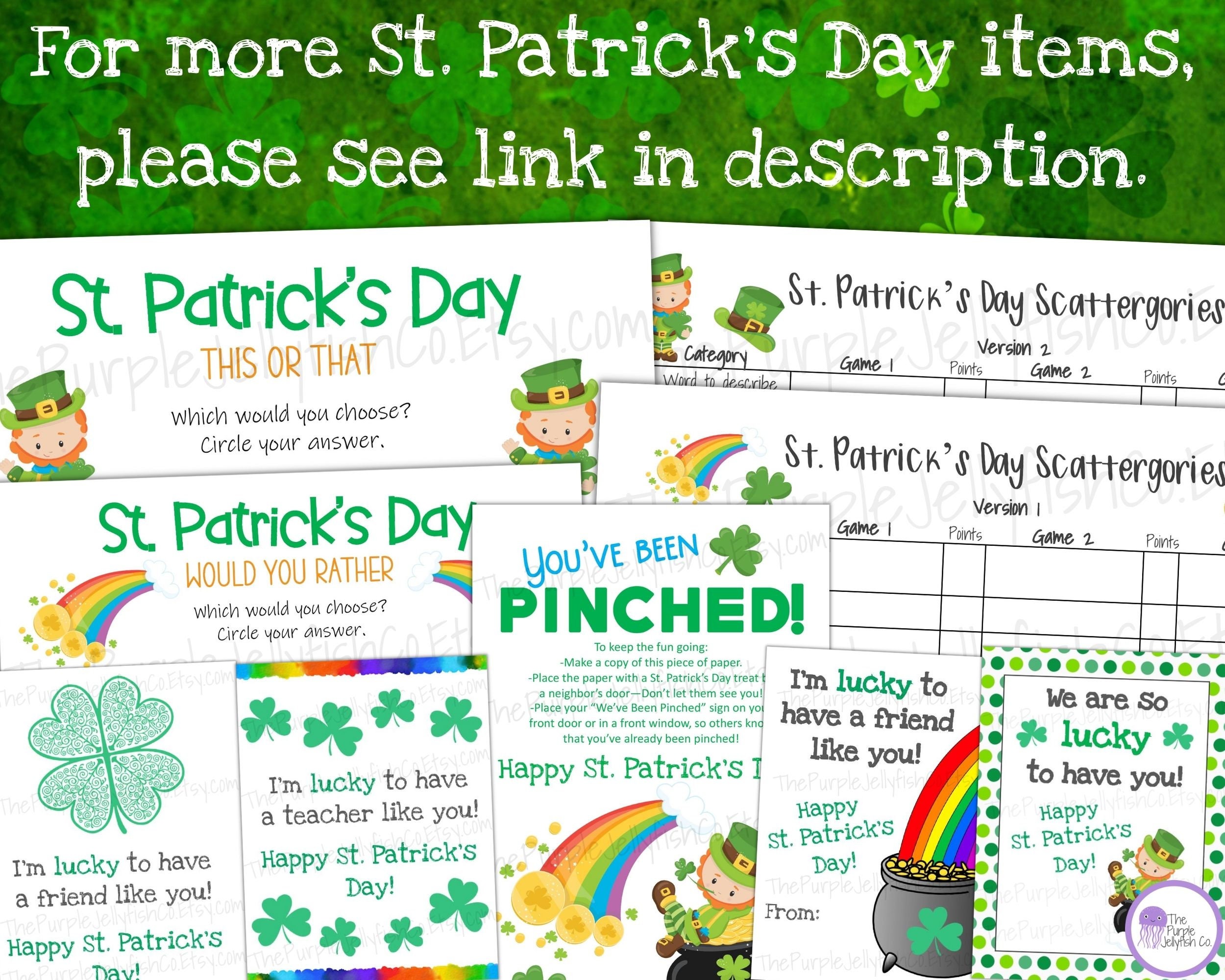 Leprechaun Name Game, Printable St. Patrick's Day Game for Kids, What's ...