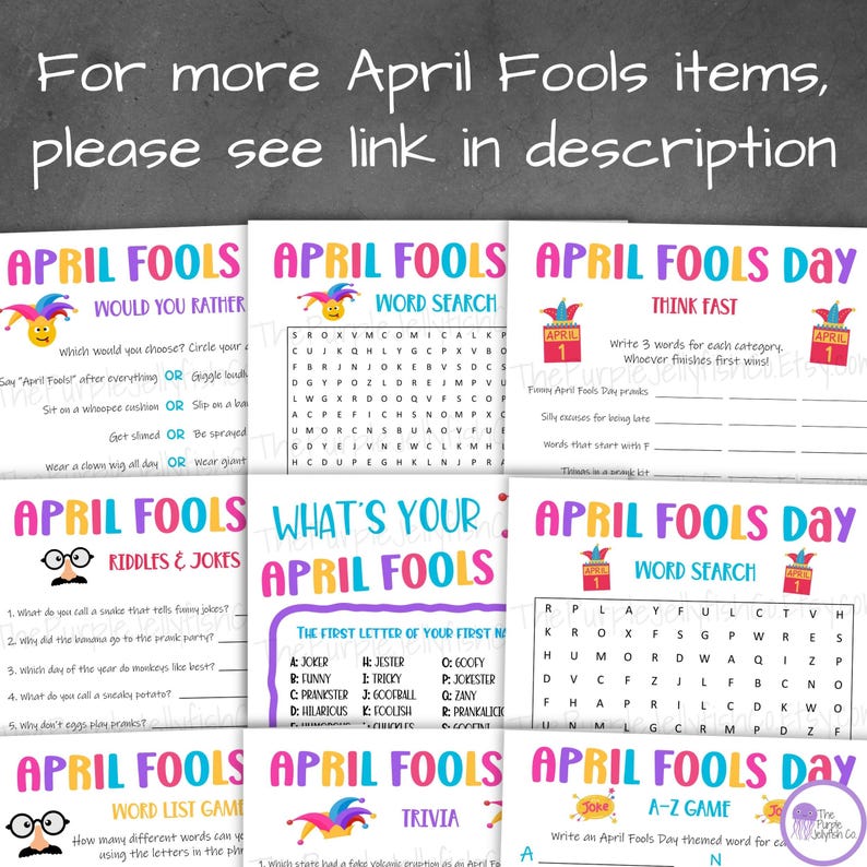 April Fools Day Trivia Fact or Fiction Questions, April Fools Games for ...