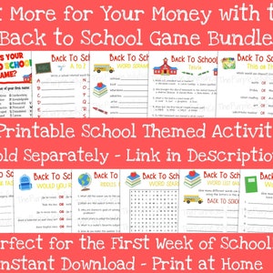 What's Your Back to School Name Game, First Day of School Activity ...