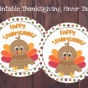 Thanksgiving Gift Tag Printable, Thanksgiving Treat Tag, Thanksgiving ...