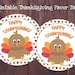 Thanksgiving Gift Tag Printable Thanksgiving Treat Tag - Etsy