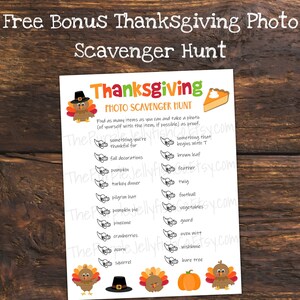 Thanksgiving Game Bundle Thanksgiving Games for Kids & - Etsy