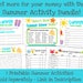 Summer Word Game, Summer Activity for Kids Printable, Summer Party Idea ...
