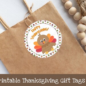 Thanksgiving Gift Tag Printable, Thanksgiving Treat Tag, Thanksgiving ...