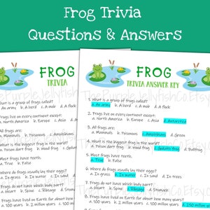 Frog Game Bundle, Printable Games for Kids, Frog Birthday Party Ideas ...