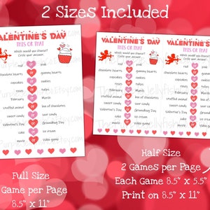 Valentines This or That Game Printable, Valentines Day Would You Rather ...