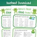 What's Your Frog Name, Frog Game for Kids Printable, Frog Name ...