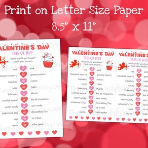 Valentines This or That Game Printable, Valentines Day Would You Rather ...