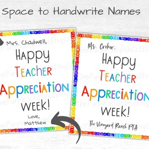Happy Teacher Appreciation Week Tags, Printable Teacher Appreciation ...