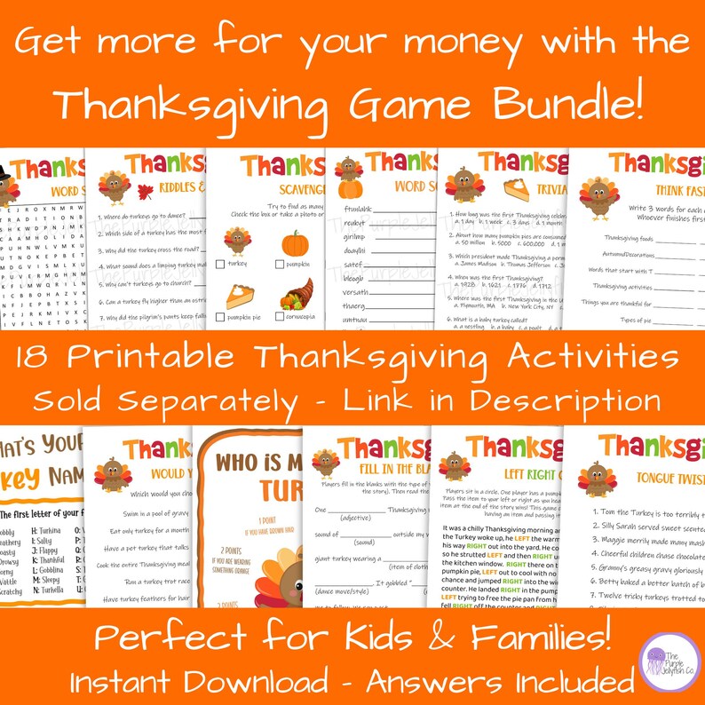 Who is Most Like a Turkey, Thanksgiving Game Printable, Friendsgiving ...