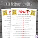 Pirate Would You Rather Game, Talk Like a Pirate Day Activity Printable ...