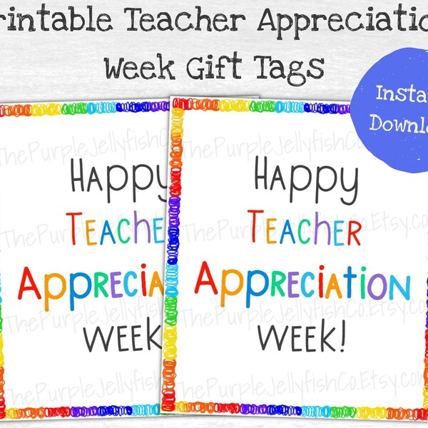 Happy Teacher Appreciation Week Card - Etsy