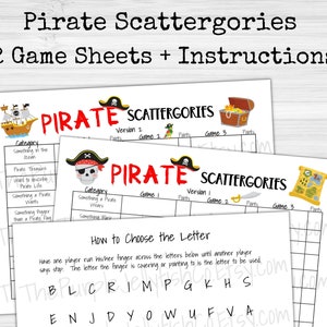 Pirate Games for Kids, Pirate Printables, Talk Like a Pirate Day ...