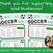 Soccer Name Game Sign + Name Tags, Soccer Activity for Kids Printable ...