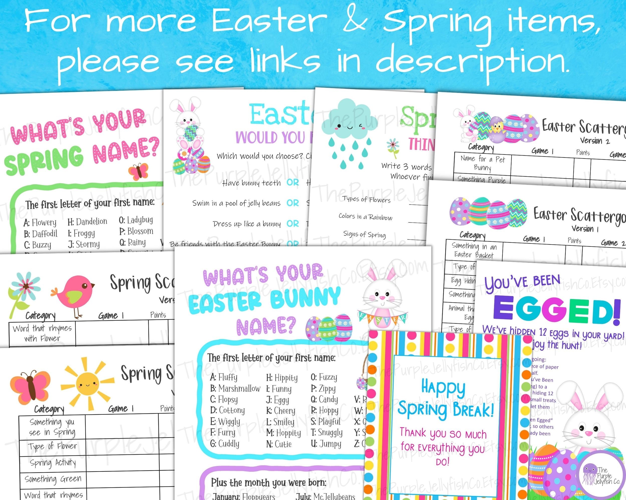 Easter Word Search Printable, Spring Activities for Kids & Adults ...