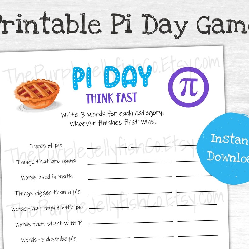 Pi Day - Etsy