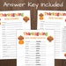 Thanksgiving Word Scramble, Thanksgiving Game Printable, Fall Activity ...