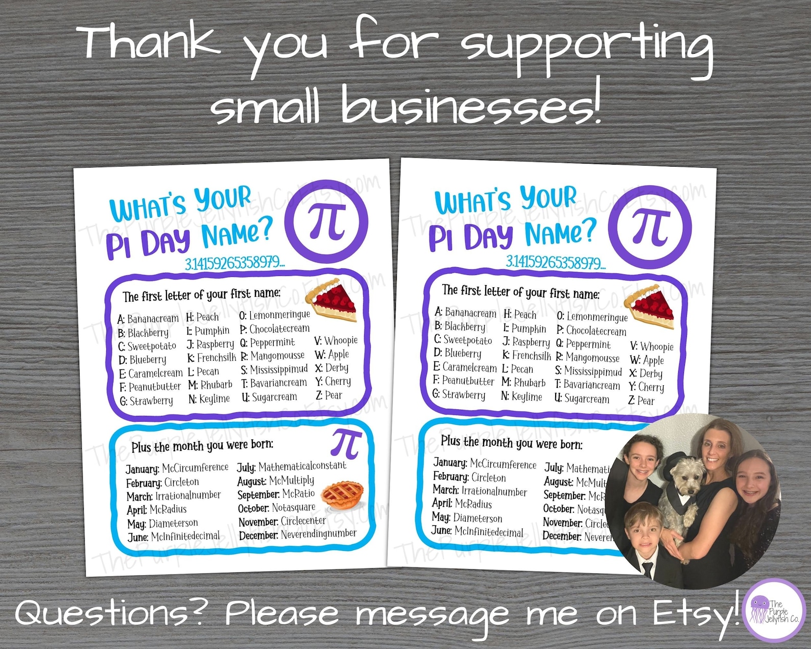 What's Your Pi Day Name Game Name Tags, Printable Pi Day Activity for Kids and Adults, Funny ...