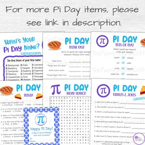 Pi Day Would You Rather Questions for Kids, This or That Game, Pi Day ...