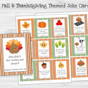 Fall Lunch Box Jokes, Thanksgiving Lunchbox Notes, Lunch Box Jokes for ...
