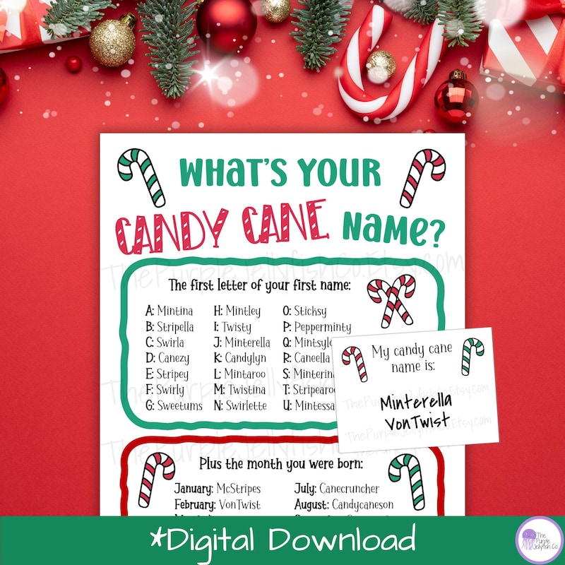 Candy Cane Christmas Decorations - Etsy