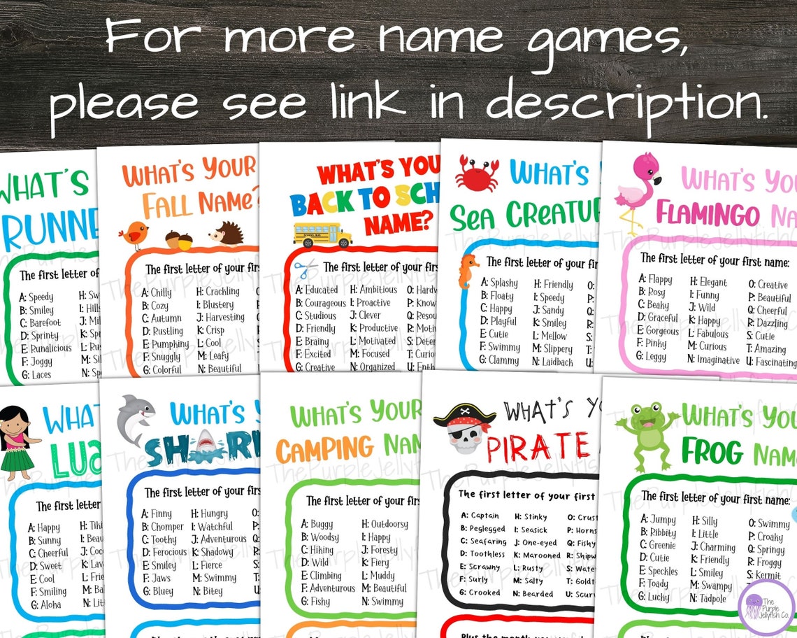 What's Your Pie Name Game Sign Name Tags, Thanksgiving Pie Party Decor ...