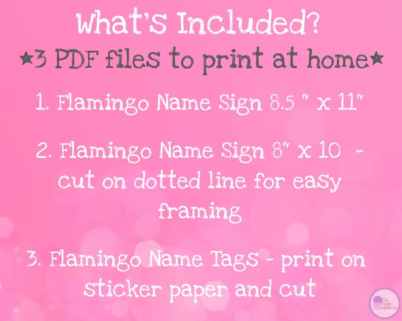 Flamingo Name Game, Printable Flamingo Sign, Summer Activity for Kids ...