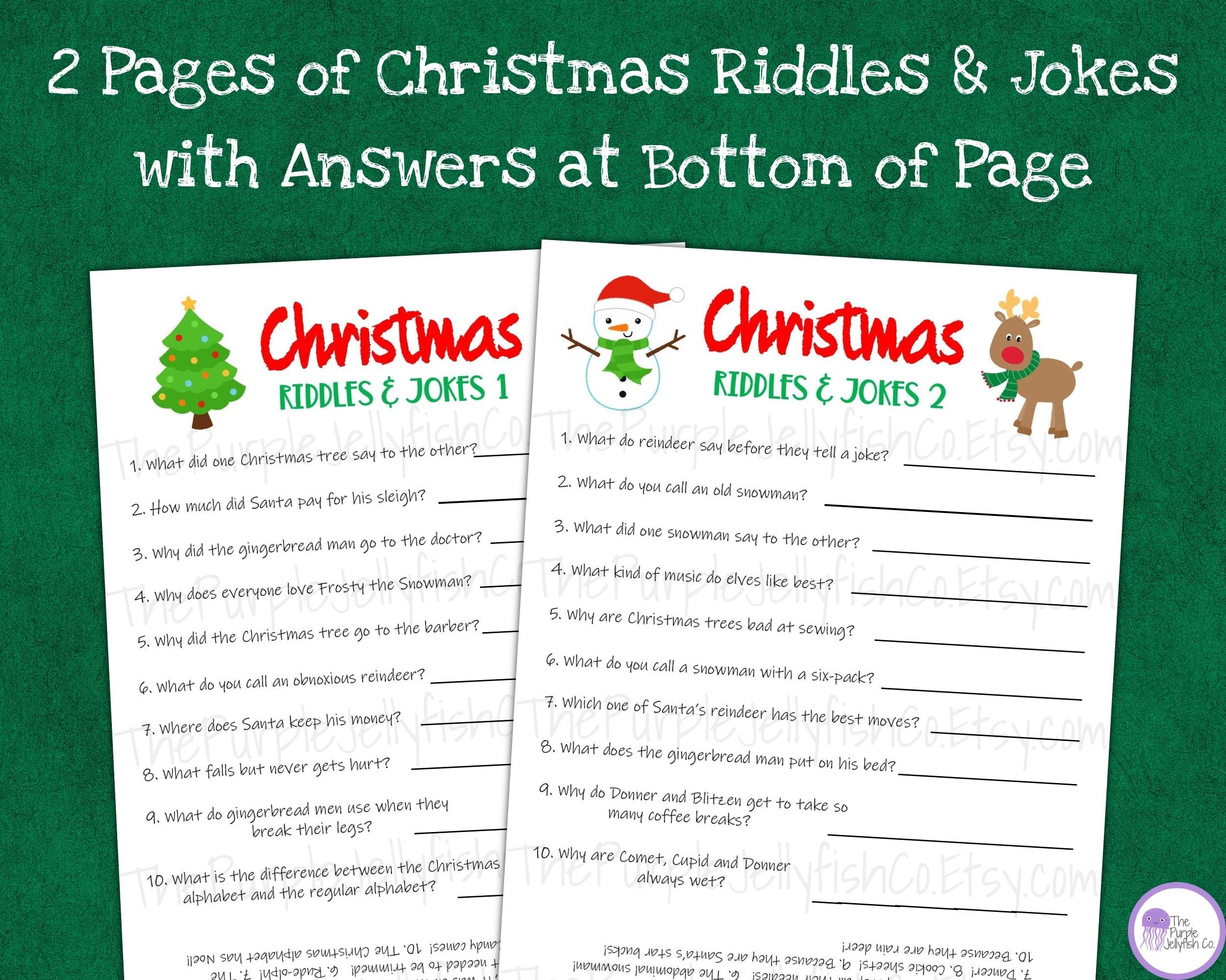 Christmas Game Bundle Printable, Christmas Activities for Kids ...