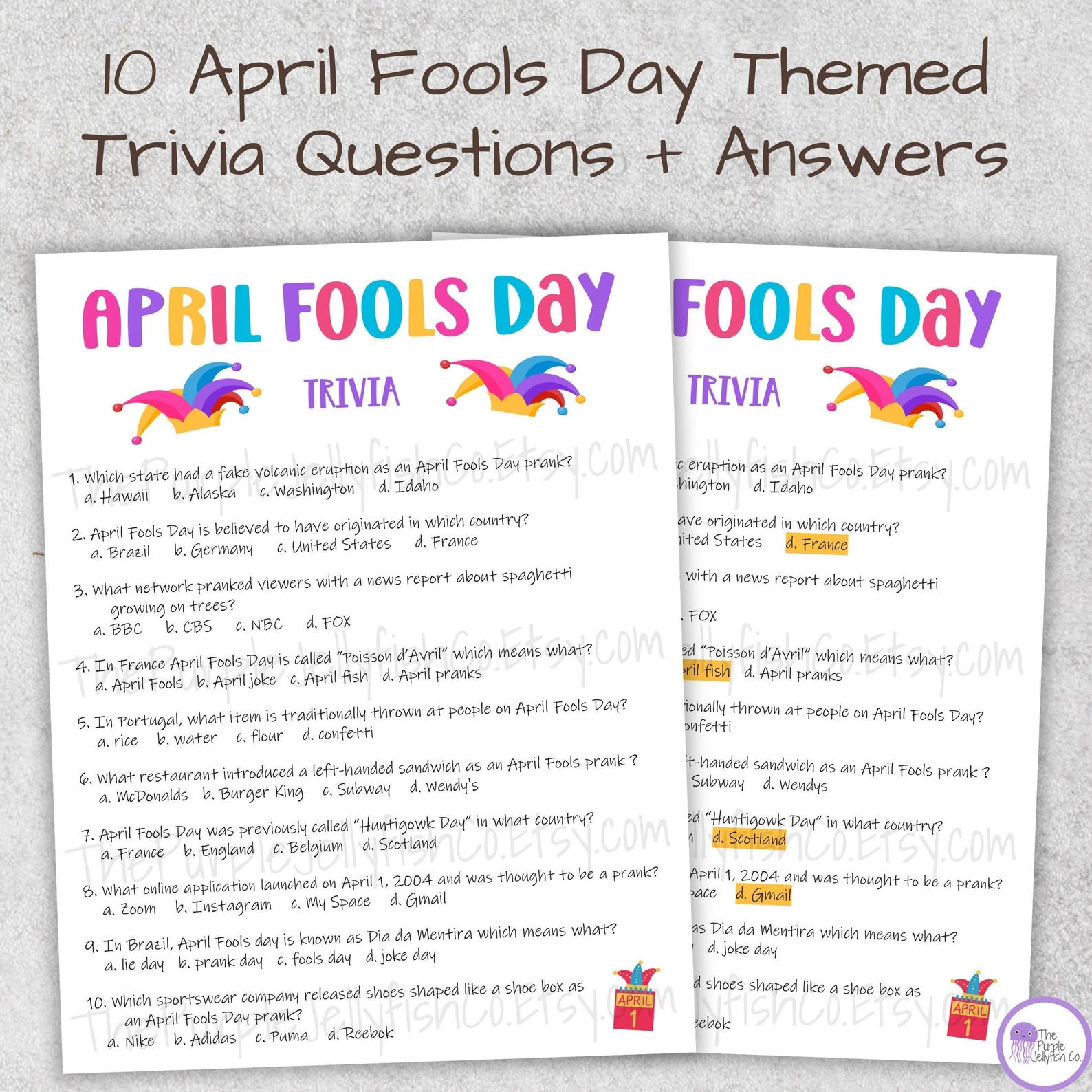 April Fools Games for Kids & Adults, April Fool's Day Party Ideas, Fun ...