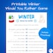 Snowman Name Game, Fun Winter Game for Kids, Printable Holiday Party ...