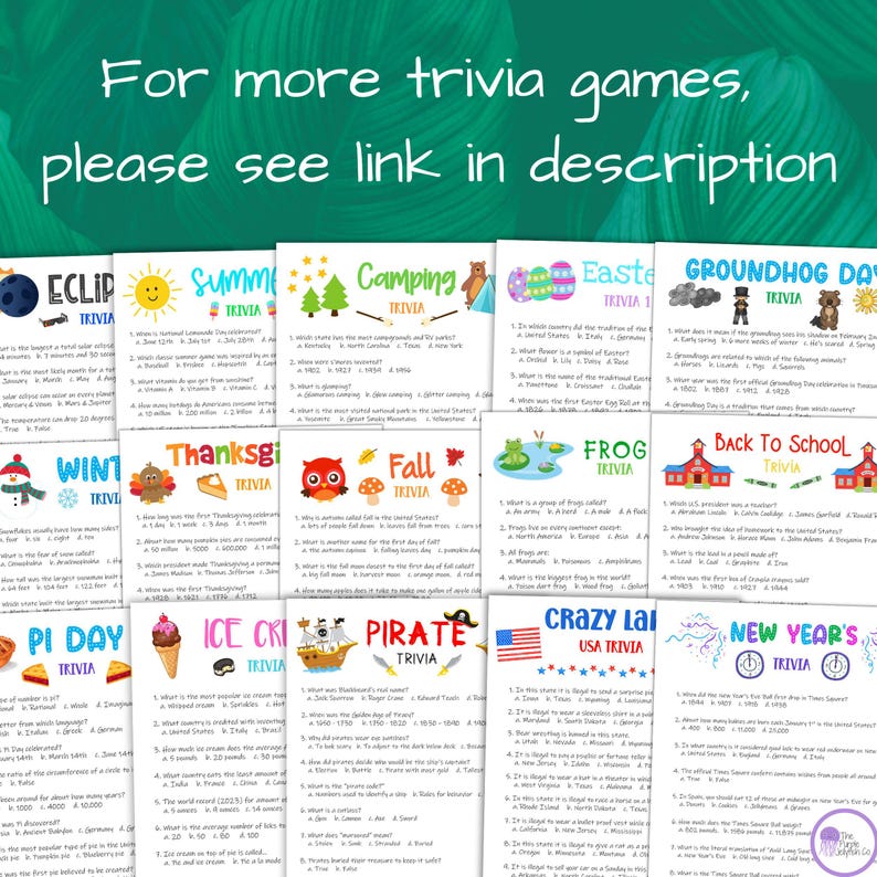 Luau Fact or Fiction Hawaii Trivia Game Printable, Hawaiian Party Idea ...