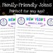 New Years Jokes for Kids, Printable New Years Eve Games, New Years ...