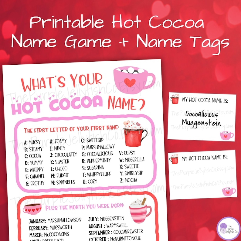 Hot Cocoa Bar Valentines Day Party Idea, Hot Chocolate Bar Sign ...