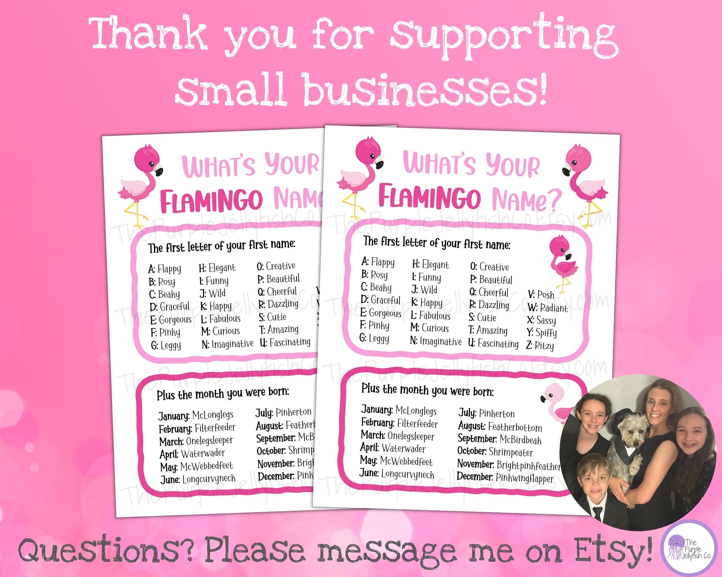 Flamingo Name Game, Printable Flamingo Sign, Summer Activity for Kids ...