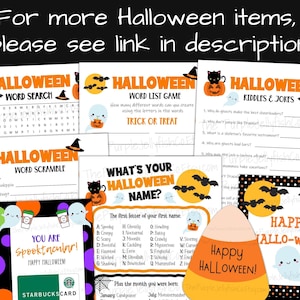 Halloween Would You Rather Game for Kids, Printable Halloween Party ...