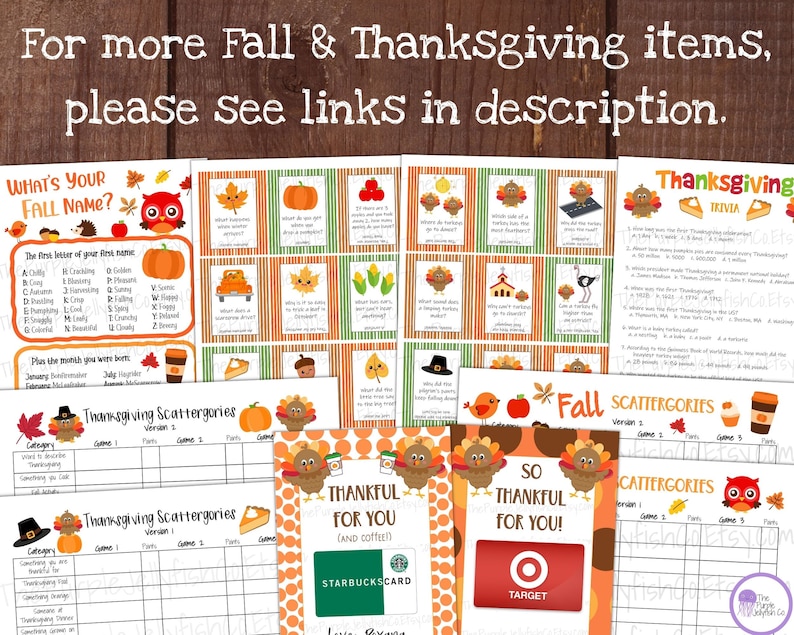 What's Your Turkey Name Game, Thanksgiving Game Printable, Thanksgiving ...