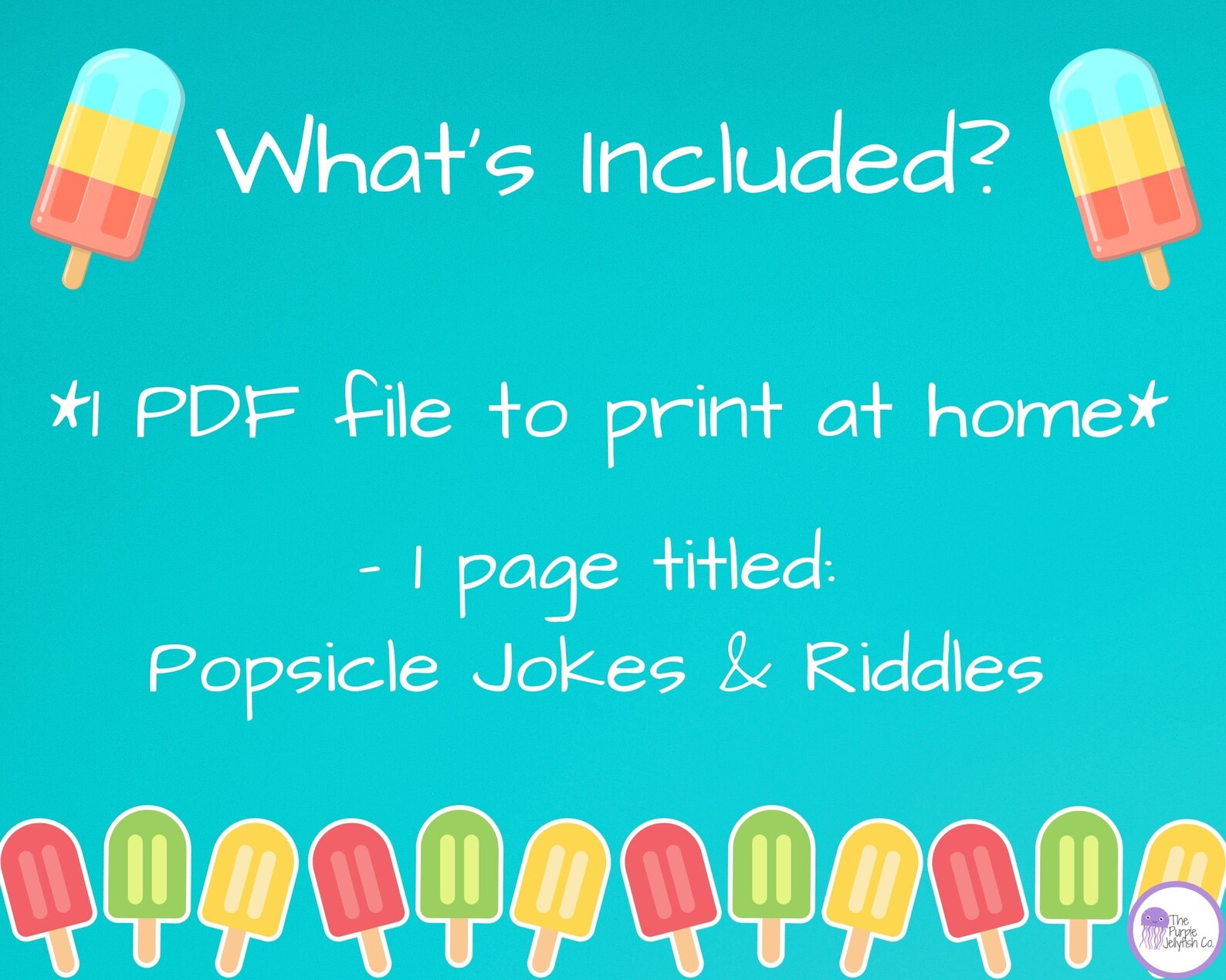 Popsicle Jokes for Kids Summer Activity Printable Popsicle Party Idea ...
