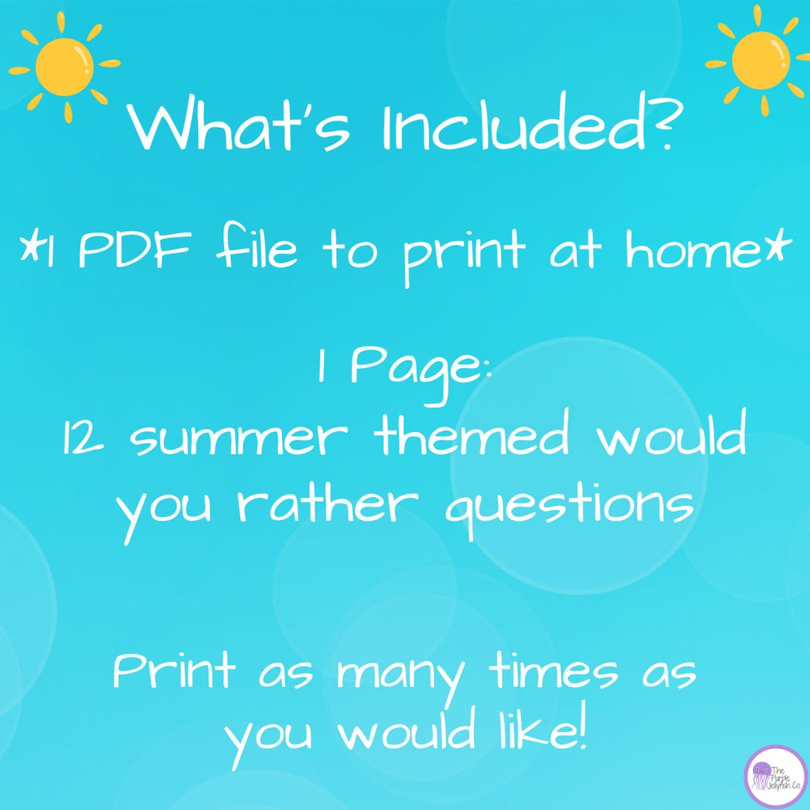 Summer Would You Rather Game Printable Kids Activity, Fun Summer Party ...