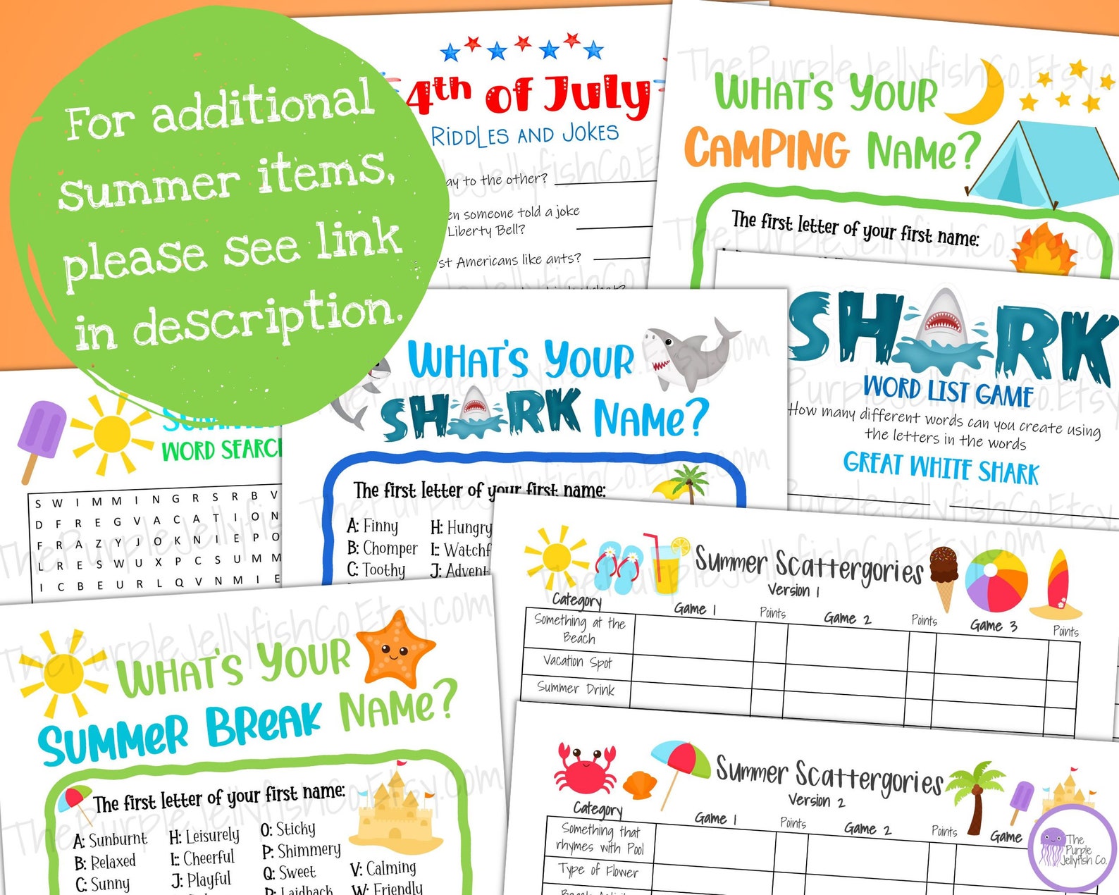 Camping Word List Game, Camping Activity for Kids Printable, Camping ...