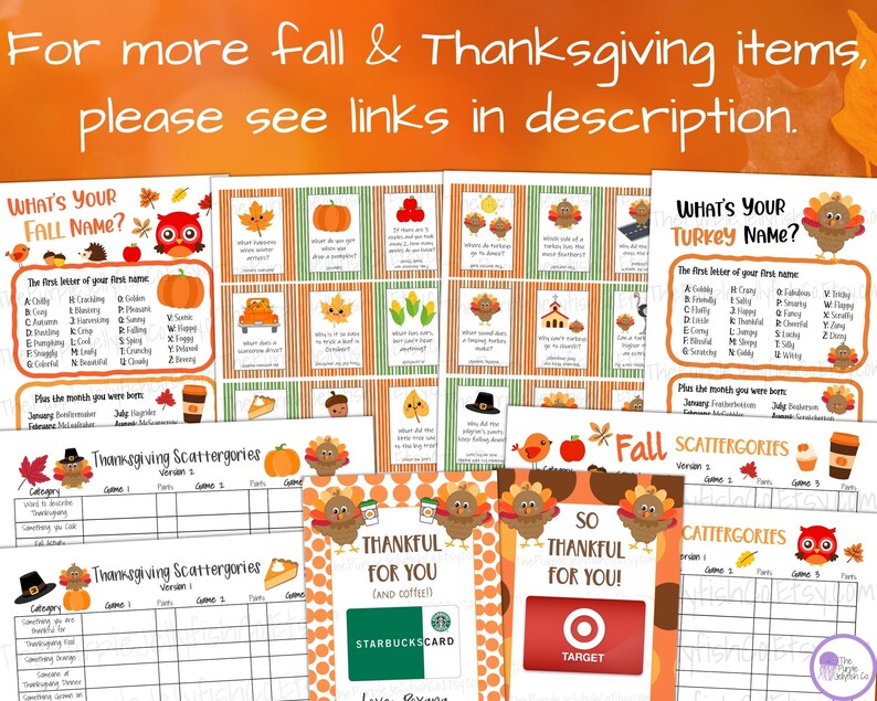 Fall Would You Rather Game Printable Fall Party Idea, Autumn This or ...
