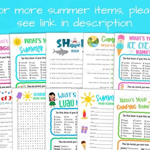 Ice Cream Party Game, What's Your Ice Cream Name Game, Kids Summer ...