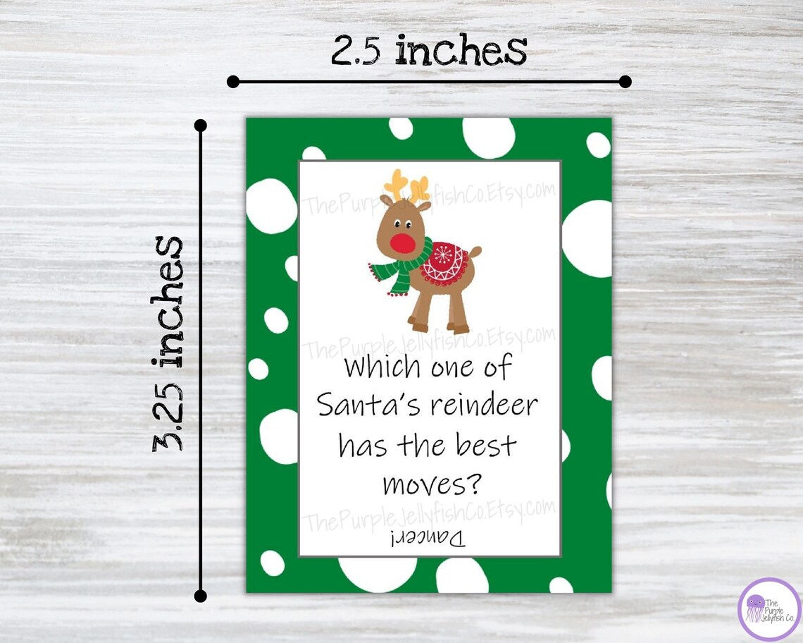 Christmas Lunch Box Jokes Lunch Box Notes for Kids (Instant Download ...