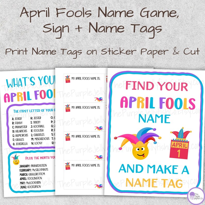 April Fools Games for Kids & Adults, April Fool's Day Party Ideas, Fun ...