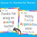 Teacher Appreciation Gift Tags Printable, Gift Card Holder, Thank You ...